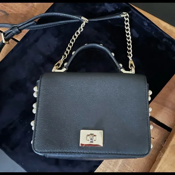 store sale online Kate Spade Light Blue Pearl Crossbody Purse